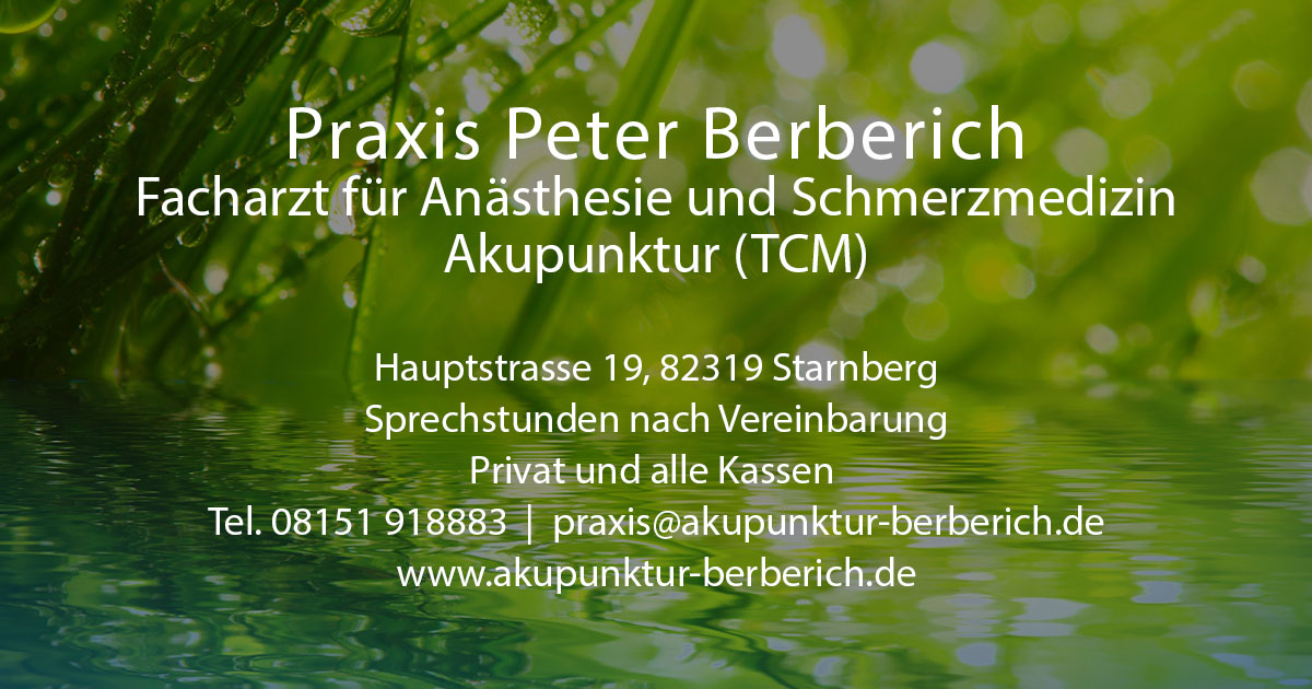 Burnout Akupunktur ★ Praxis Berberich Starnberg München